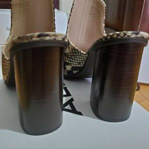 Aldo | Shoes | Aldo Womens Legossa Snake Embossed Heeled Sandal | Poshmark